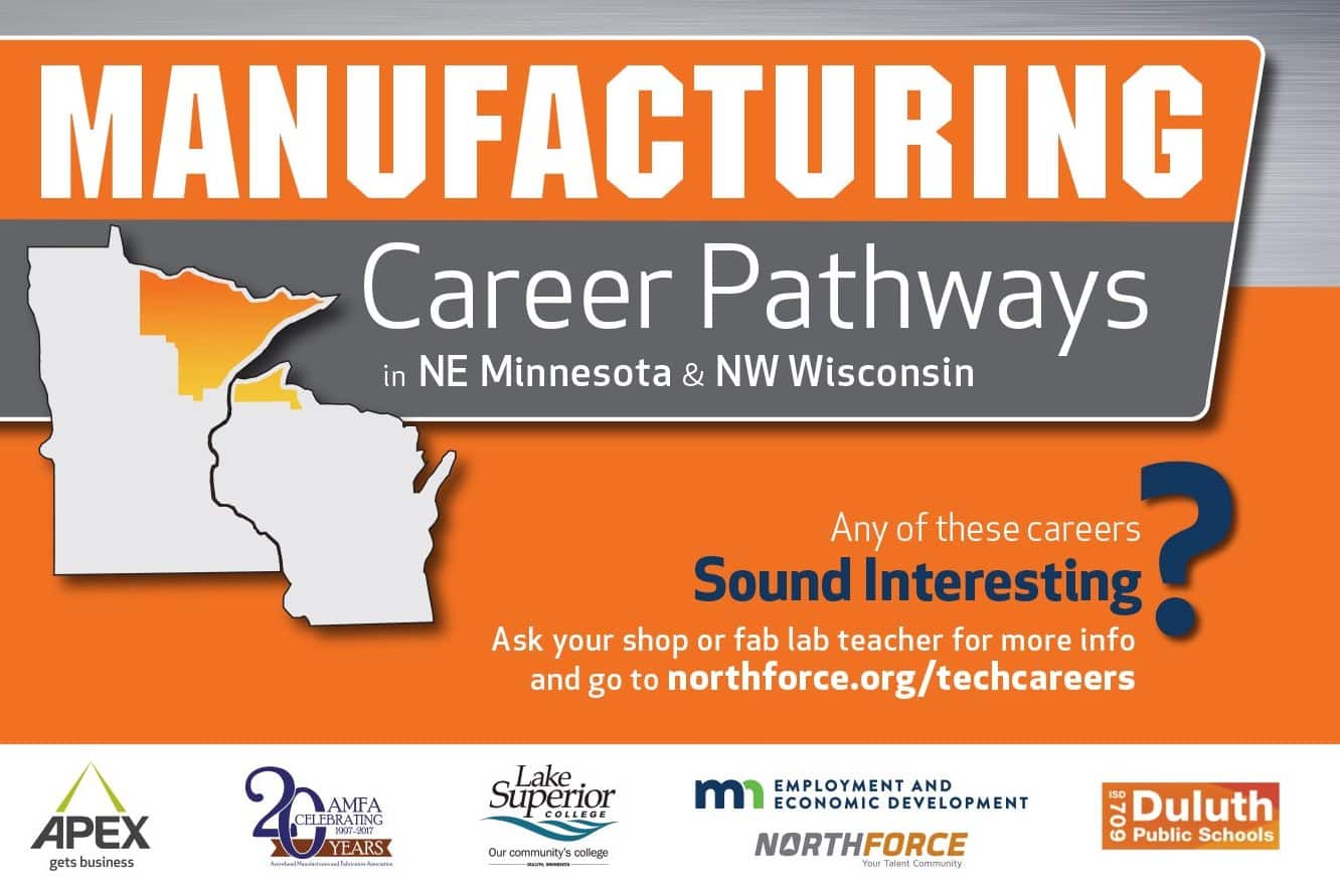 Manufacturing career pathways top banner – NORTHFORCE